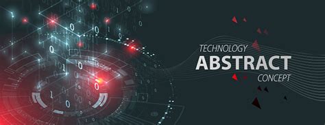 추상 서클 기술 개념입니다 회로 기판 붉은 빛과 높은 컴퓨터 색상 배경 벡터 일러스트 0명에 대한 스톡 벡터 아트 및 기타 이미지 0명 가상현실 개발 Istock