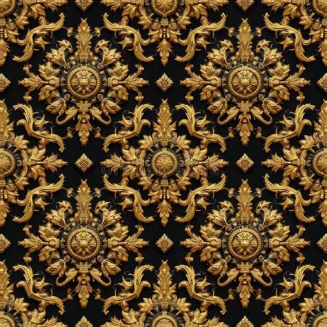 Baroque Damask Design Stock Illustrations 97646 Baroque Damask