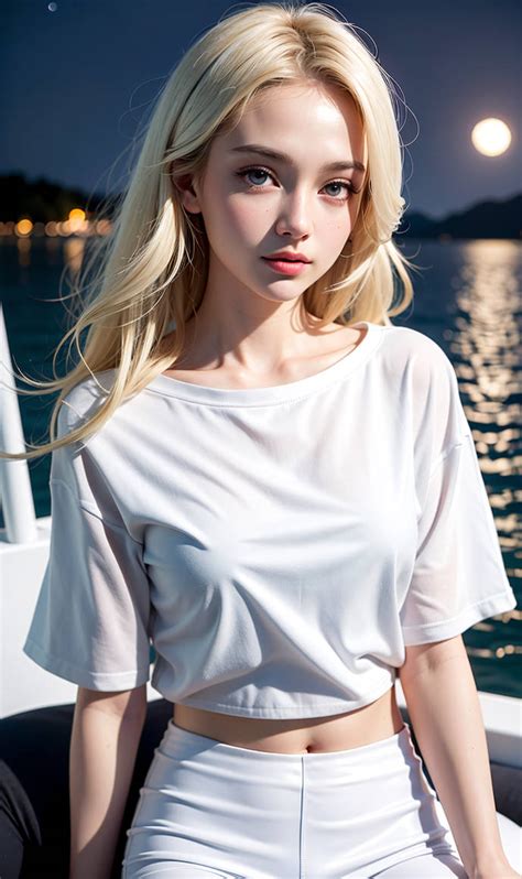 Pretty Blonde Enjoying Boat Ride By Showtekpt On Deviantart