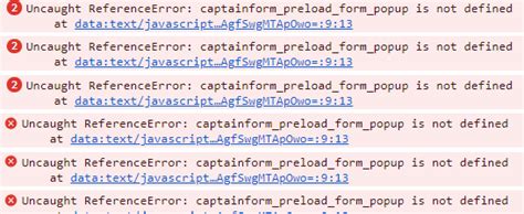 Fix Uncaught Referenceerror Captainformpreloadformpopup Is Not