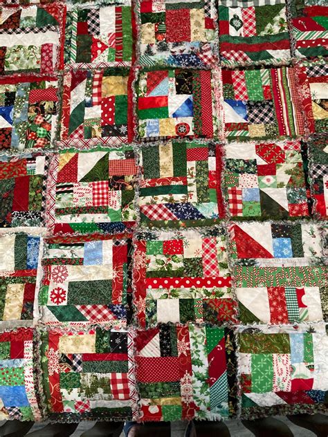 Christmas Crumb Quilt Etsy