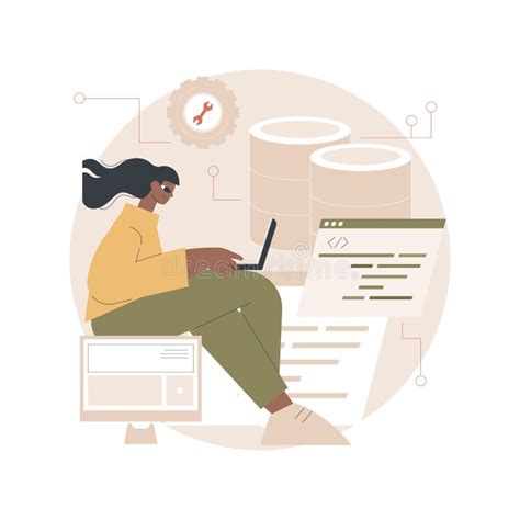 System Administration Abstract Concept Vector Illustration Stock