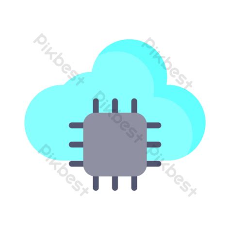 Cloud Flat Icon Computing Vector Png Images Ai Free Download Pikbest