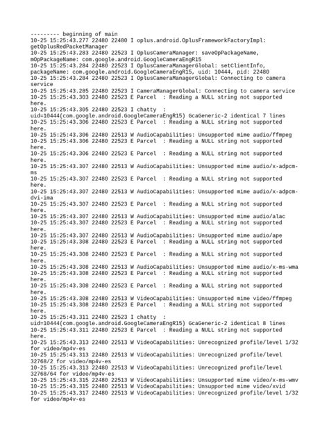 Log Cat 1698222343107 Download Free Pdf Computing Computer