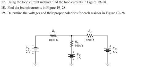 Solved Using The Loop Current Method Find The Loop Chegg Com