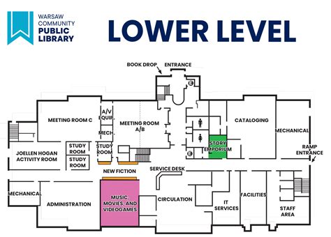 Map Of The Library Warsaw Library