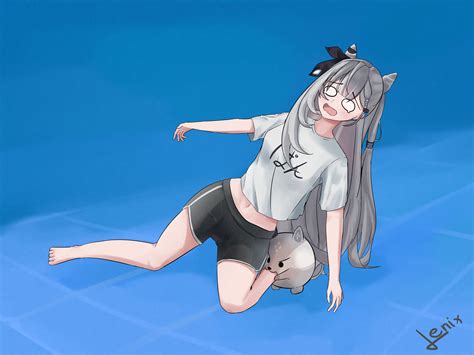 Vestia Zeta And Bazo Hololive And More Drawn By Lenix Danbooru