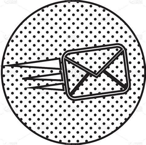 电子邮件和邮件图标符号设计