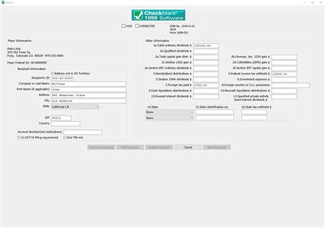 1099 Software Print And E File Software Checkmark 1099