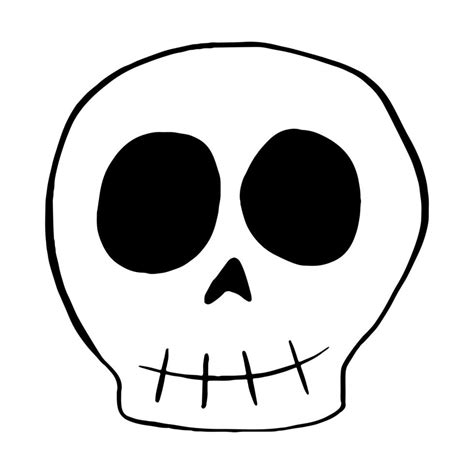 Skeleton Head Clip Art Free At Scarlett Aspinall Blog
