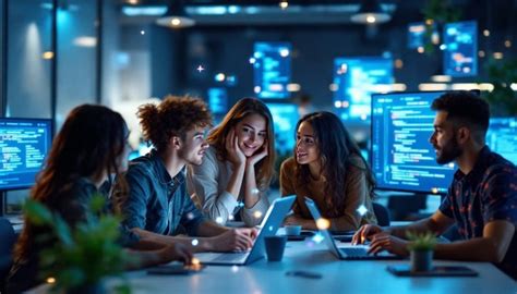 Free Developers Coding Together Image Developers Coding Programming
