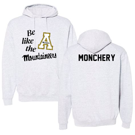 Stephan Monchery Appalachian State University Wrestling Light Gray Be