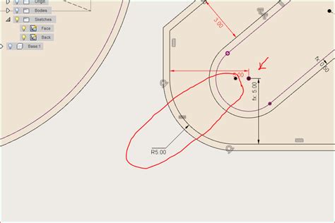 Solved Resizing Source Projected Sketch Lines Without Breaking
