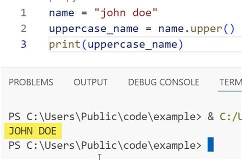 how to convert string to uppercase in python
