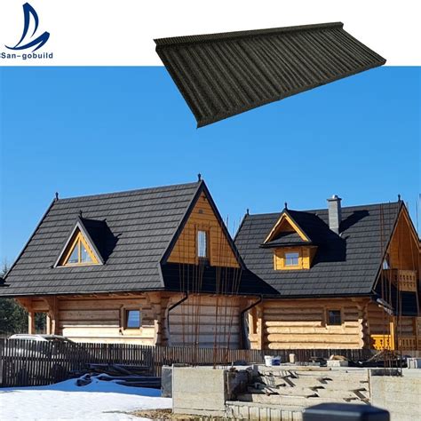 Stone Coated Metal Roof Tile Steel Sheets Import Building Materials