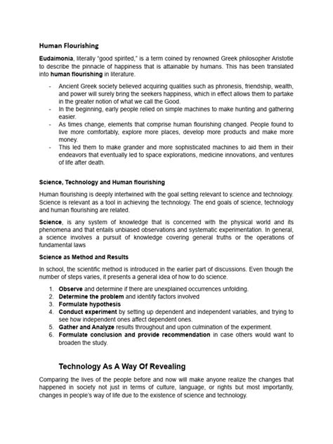 Topic 1 Sts Midterm Notes 090457 Pdf Science Human