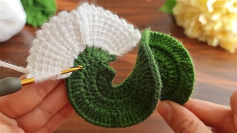 3d⚡💯 Crochet Flower 💯👌very Easy Rose Crochet Flower Making For