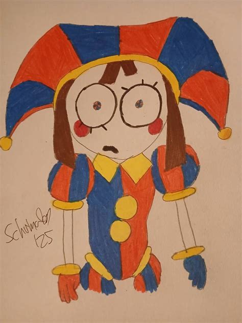 Pomni Sketch By Schumacher7 On Deviantart