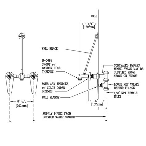 Mop Sink Faucet Diagram At Savannah Cawthorne Blog