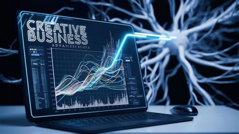 Premium Photo Business Visual Data Analyzing Technology By Creative Computer Software