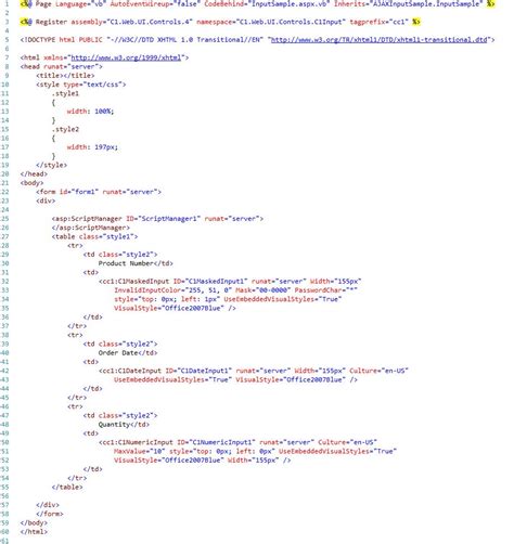 C1input Migration Guide Asp Net Ajax To Asp Net Wijmo