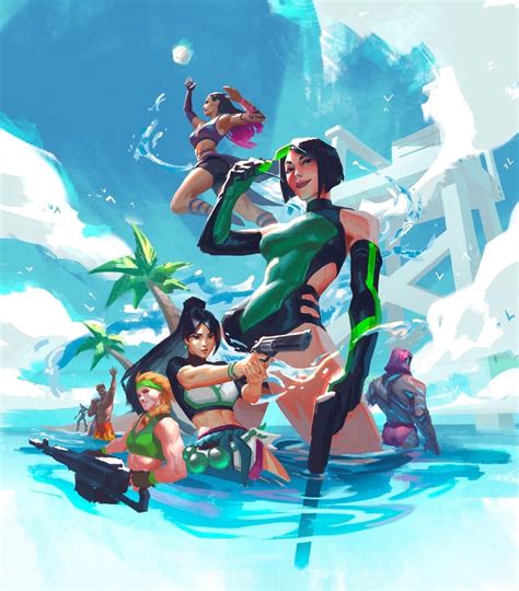 Viper Sage Omen Skye Phoenix And More Valorant Drawn By Jeremy Anninos Danbooru