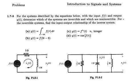 Problems Introduction To Signals And Systems 1 7 8 Chegg