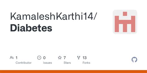 GitHub KamaleshKarthi Diabetes