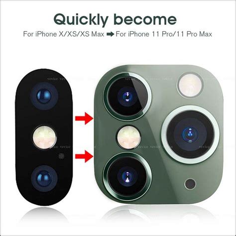 Camera Lens Cover For Iphone X Xs Xr Xsmax Metal Sticker Camera Cover Second Change To Iphone