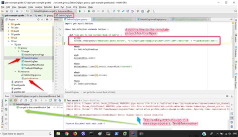 Running A Geb Test Using Intellij Stack Overflow
