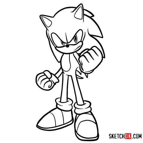 How To Draw Sonic How To Draw Sonic Hedgehog Drawing Cartoon Drawings