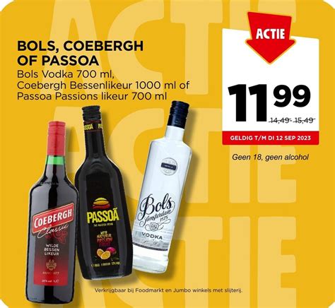 Bols Coebergh Of Passoa Aanbieding Bij Jumbo