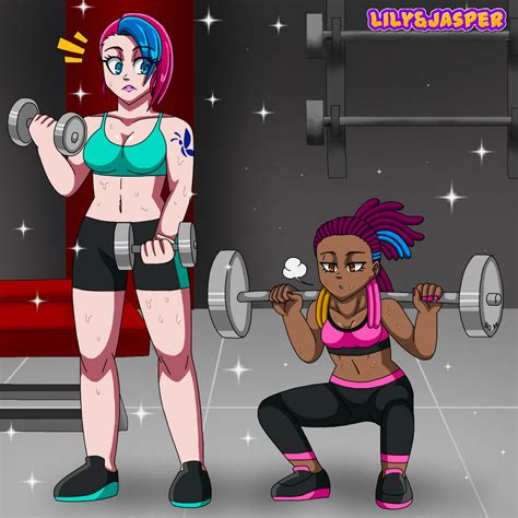 Gym Buddies By Lilyandjasper On Deviantart