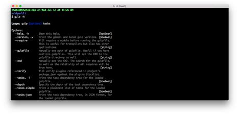 Gulp Sips New Command Line Interface By Janiceilene Gulpjs Medium