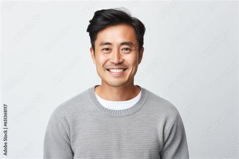 Medium Shot Portrait Photography Of A Happy Vietnamese Man In His 30s