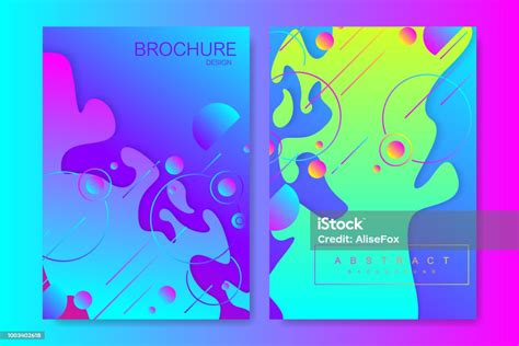 안내 책자 커버 전단지 배너 연례 보고서 전단지 프레 젠 테이 션에 대 한 서식 파일이 최소한의 벡터 다채로운 기하학적 배경입니다 간단한 구성 모양 유행 그라디언트 0명에