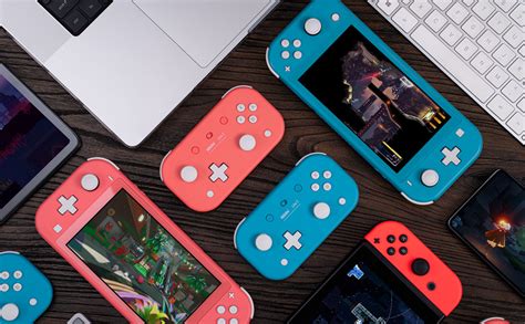8bitdo Lite 2 Bluetooth Controller With Motion Controls Linear Motors Vibration