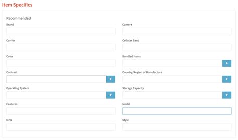 How To Create Ebay Item Specific Custom User Field In Suredone Support