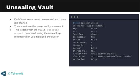 Hashicorp Vault Tutorial For Beginners Tekanaid