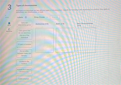 Solved 3 Types Of Chromosomes Arranged On A Karyotype Are Two