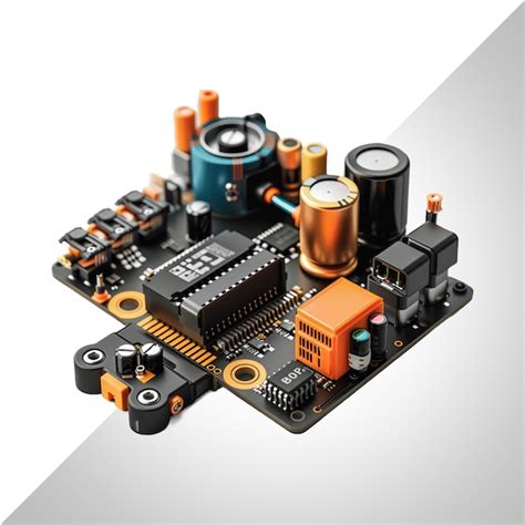 透明な背景に隔離されたarduino Kitのスマートオートメーション Premium Ai生成psd