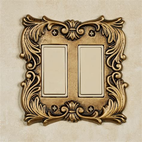 Antique Brass Switch Plate Covers