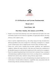 Optimizing Energy Efficiency In Computer Systems Algorithms Course Hero