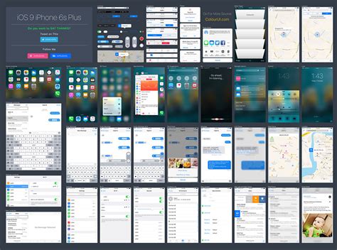 IOS IPhone S Plus GUI PSD On Behance