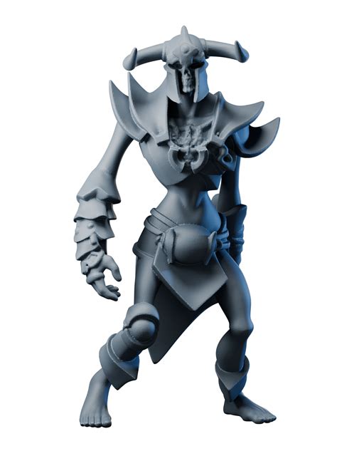 🪦 Undying Dota 2 Andaing 32mm Stl Pre Supported ・free Stl