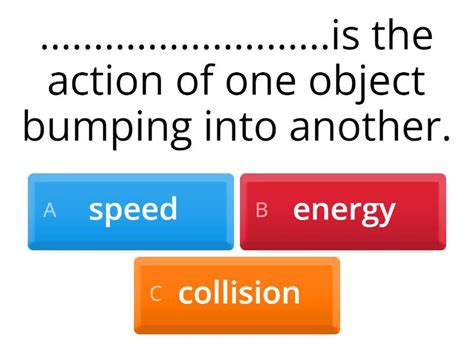 Collision Quiz