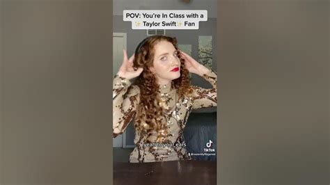 Pov Youre In Class With A Taylor Swift Fan Youtube