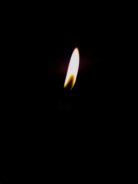 Flame Of Candle Creative Photography Flame In Darkness Single