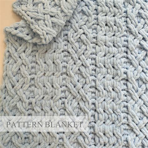 Loop Yarn Blanket Pattern Pdf Do It Yourself Alize Puffy Etsy