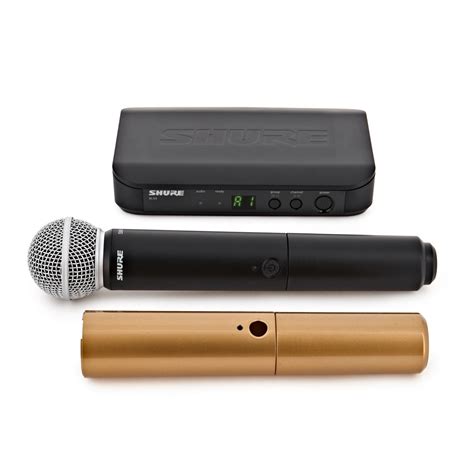 Shure Blx Uk Sm Wireless Mic System With Free Gold Mic Sleeve At Gear Music